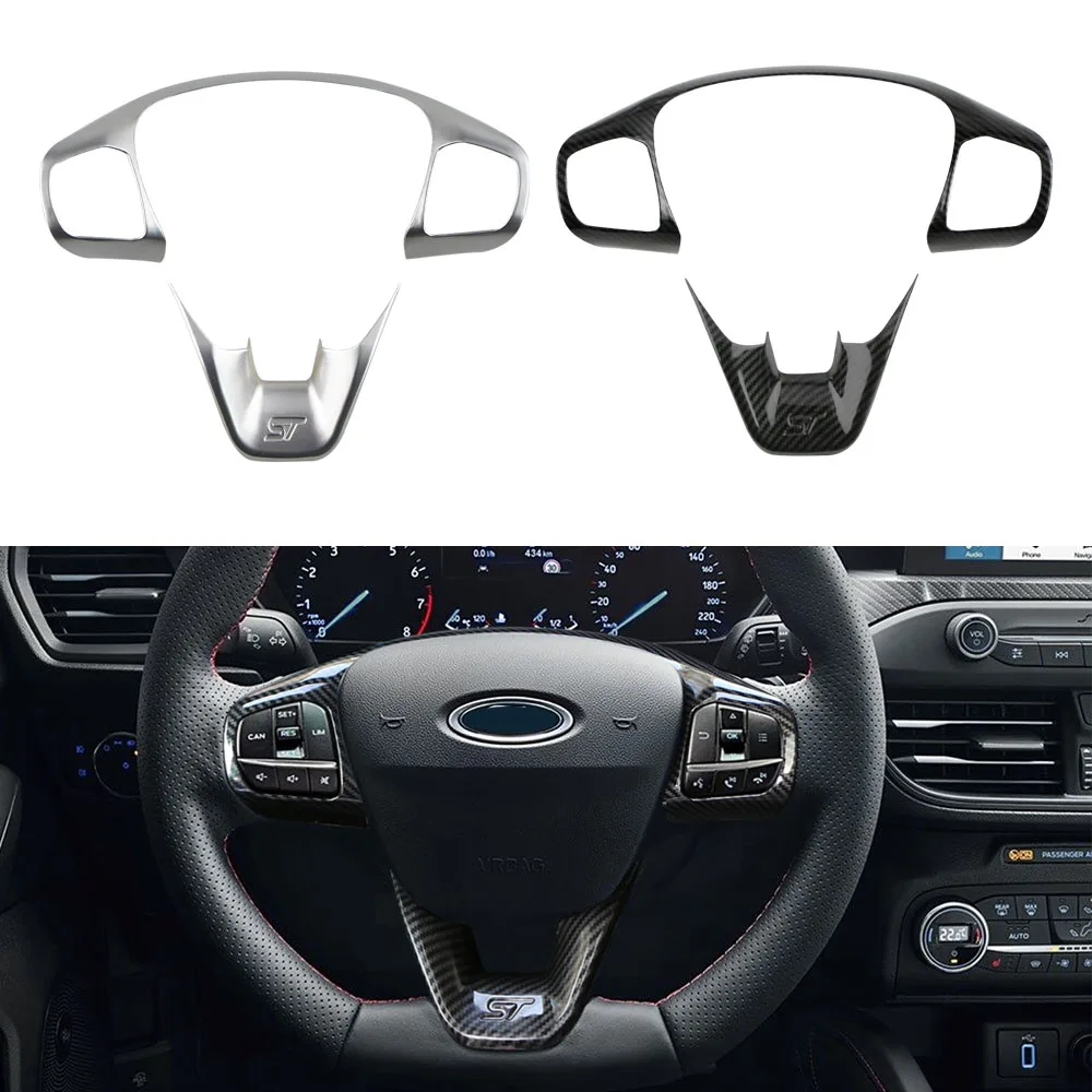 Steering Wheel Panel Cover for Ford Fiesta MK8 2017-2021 for Ford Focus ...