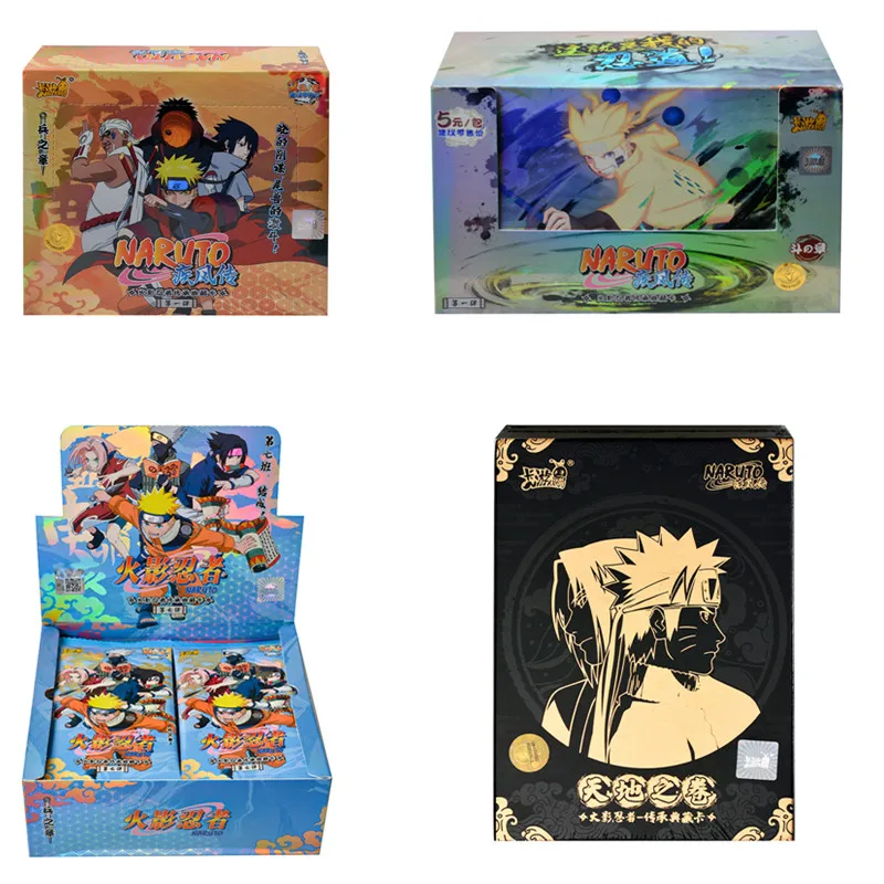 KAYOU Genuine Naruto Cards Anime Naruto Blind Box Collection Card Box ...