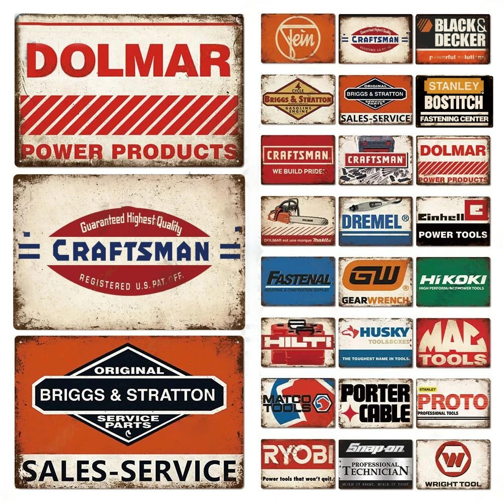 FJ-Tool-Posters-Decor-Vintage-Metal-Signs-Plaque-Tin-Sign-Wrench ...