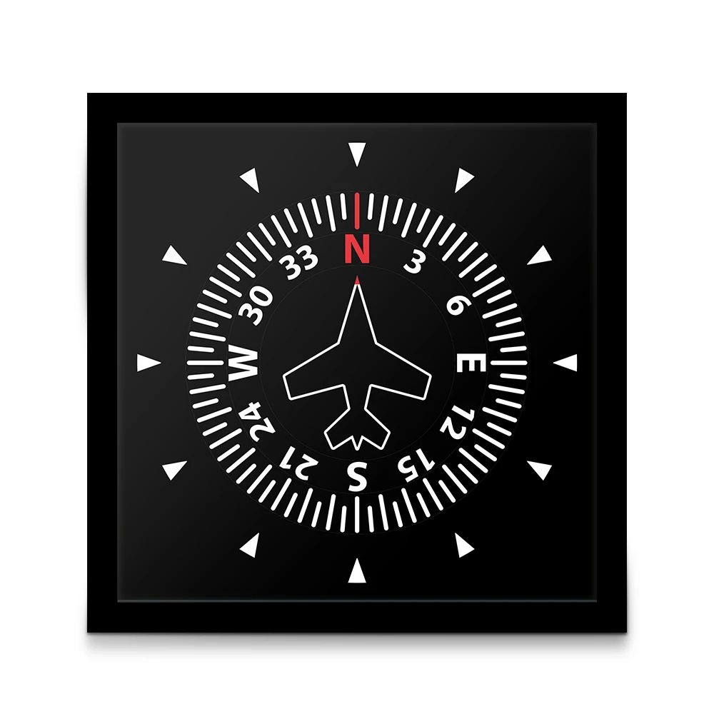 Aircraft-Instrument-Flight-Control-Panel-Clever-Clock-Frame-Aviation ...