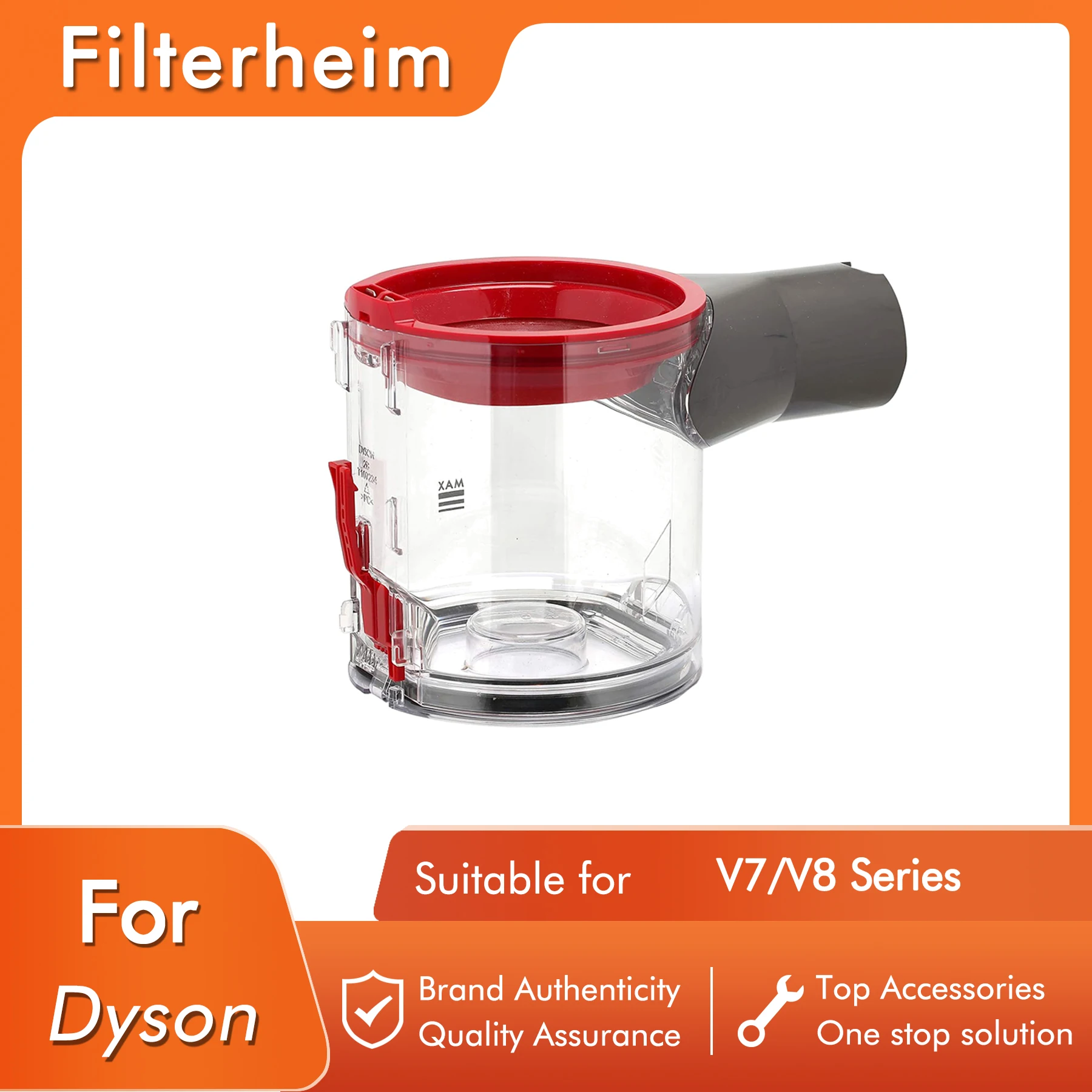 Handheld-Wireless-Dust-Bucket-Garbage-Bin-For-Dyson-V7-V8-SV10-SV11 ...