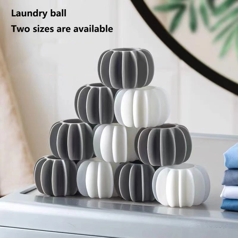 The anti-tangle drum agitator washing machine with laundry balls is ...
