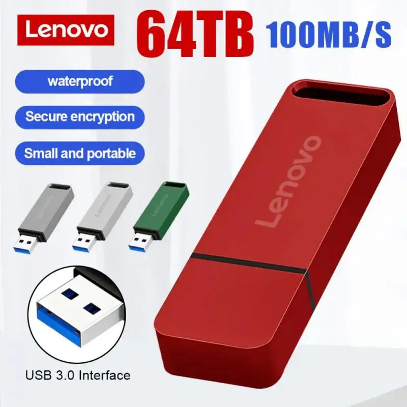 Lenovo-memoria-USB-3-0-de-alta-velocidad-para-ordenador-port-til-unidad ...