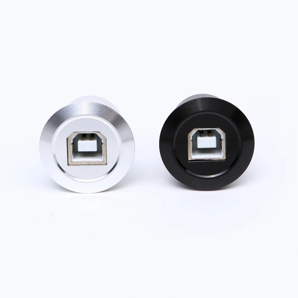 22mm USB connector socket mounting diameter metal USB2.0 Female B to ...