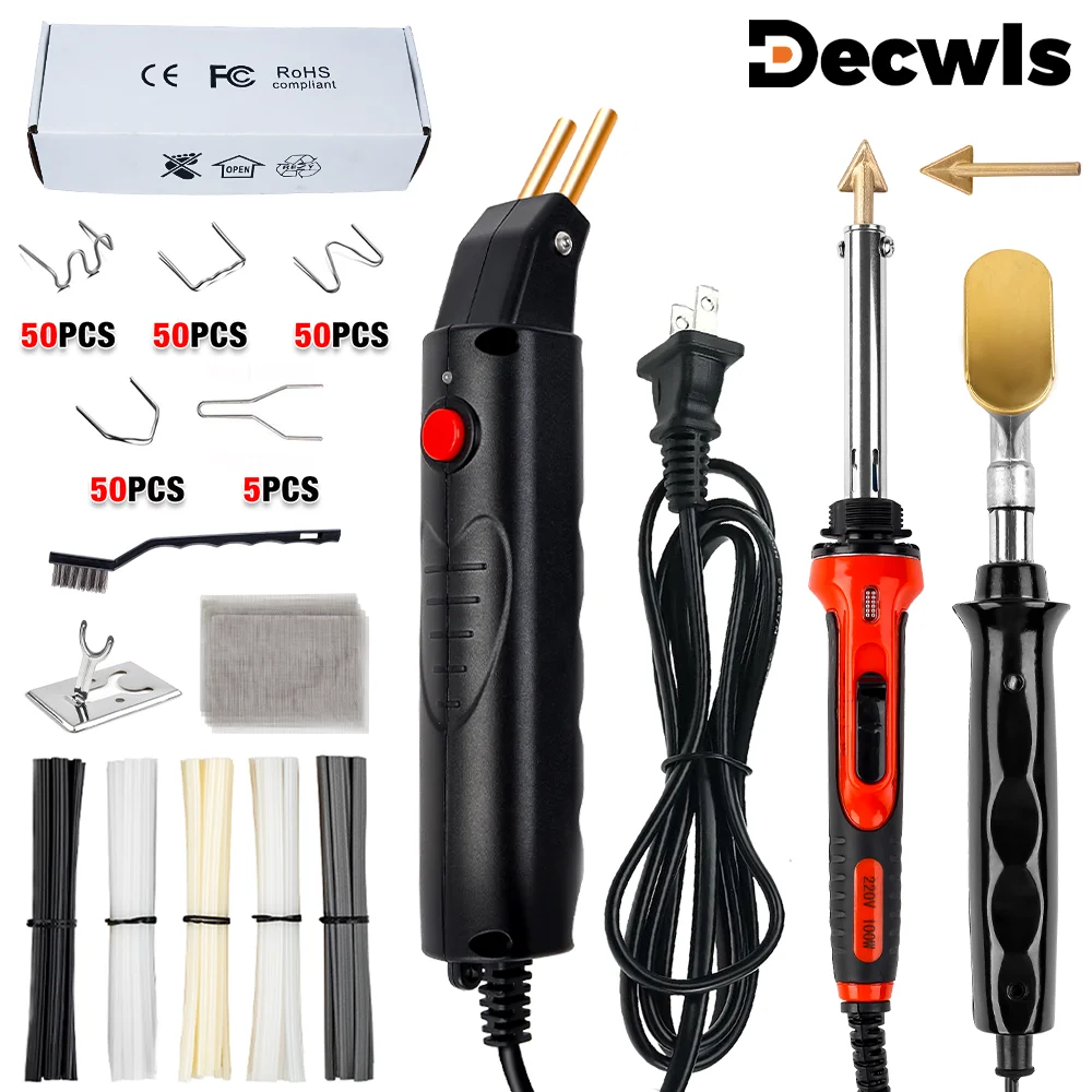 100W-Plastic-Welding-Gun-Car-Bumper-Plastic-Welding-Machine-Kit-Home ...