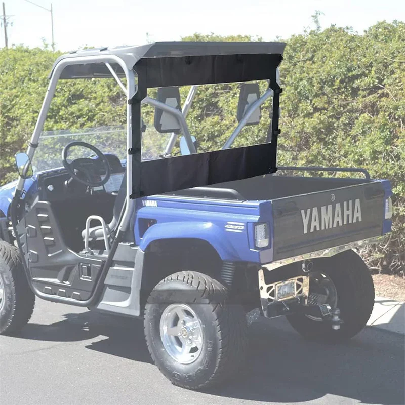 UTV-Rear-Full-Windshield-with-Zipper-Back-Window-Clear-Soft-Windshield ...