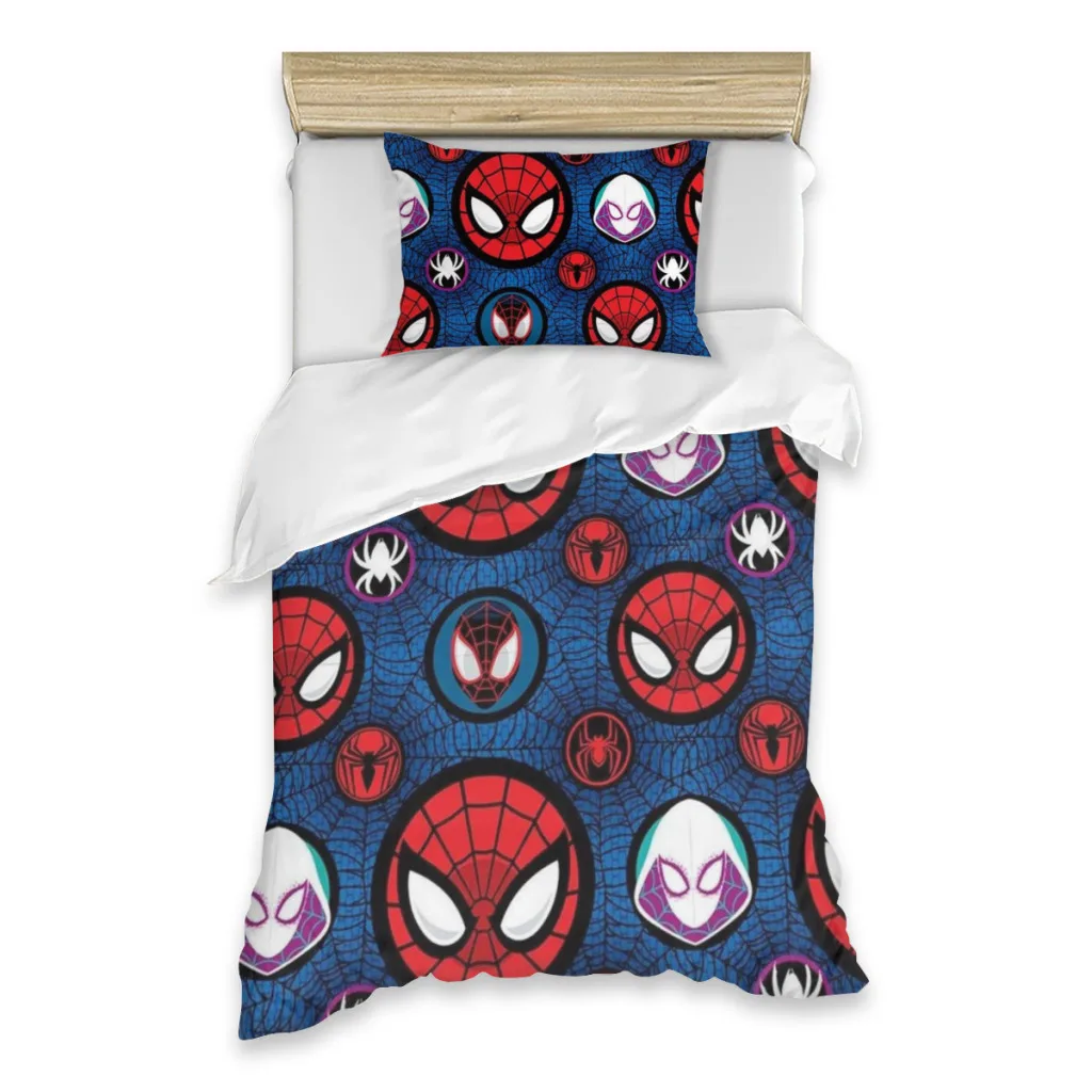 Marvel-SpiderMan-Single-Bed-Sheets-Set-Complete-Case-Single-Linen-Quilt ...