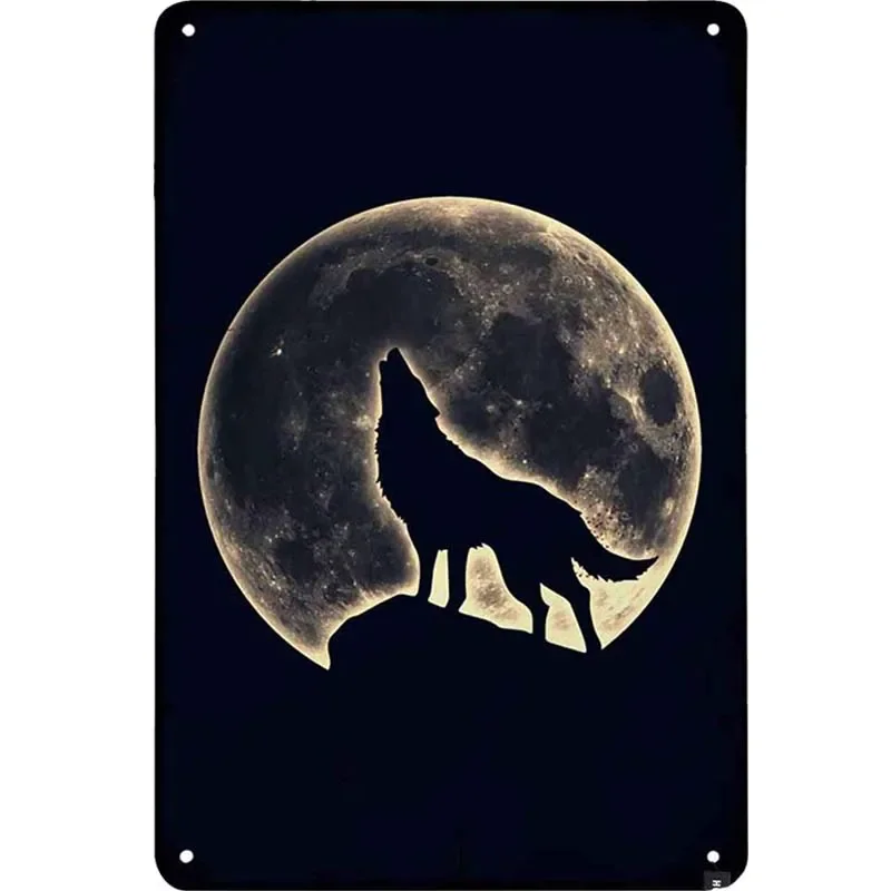 Hopye-Wolf-Howled-Tanda-Timah-Bulan-Purnama-dengan-Batu-dan-Cahaya ...