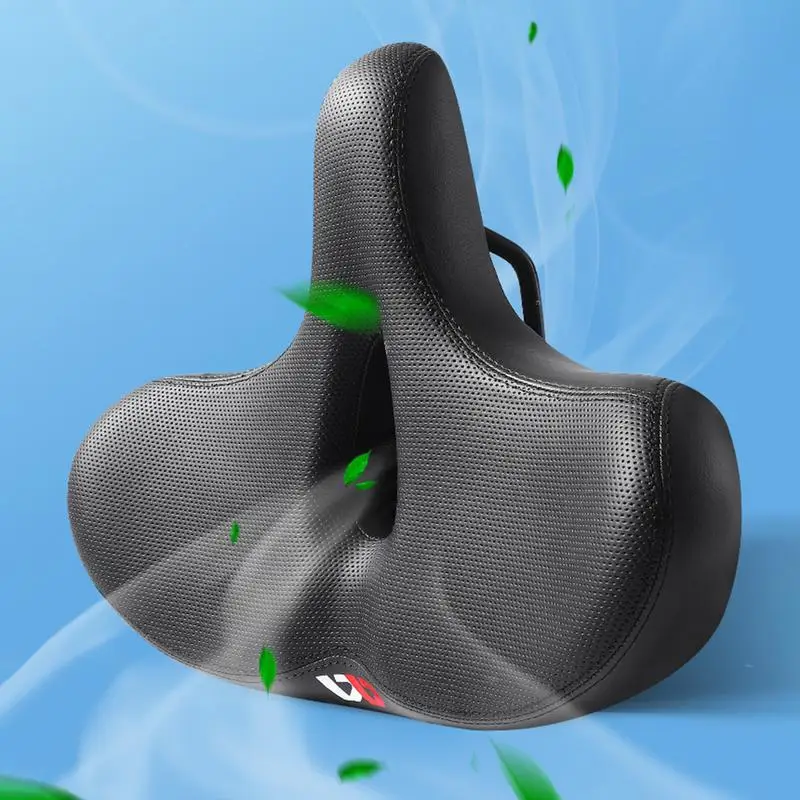 Extra-Wide-MTB-Bicycle-Saddle-Ergonomic-Comfortable-Thick-Foam-Shock ...