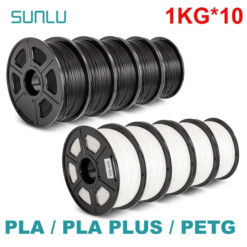 SUNLU-10KG-3D-PLA-PETG-PLA-PLUS-Clear-Filament-1-75mm-10Roll-1KG-3D ...