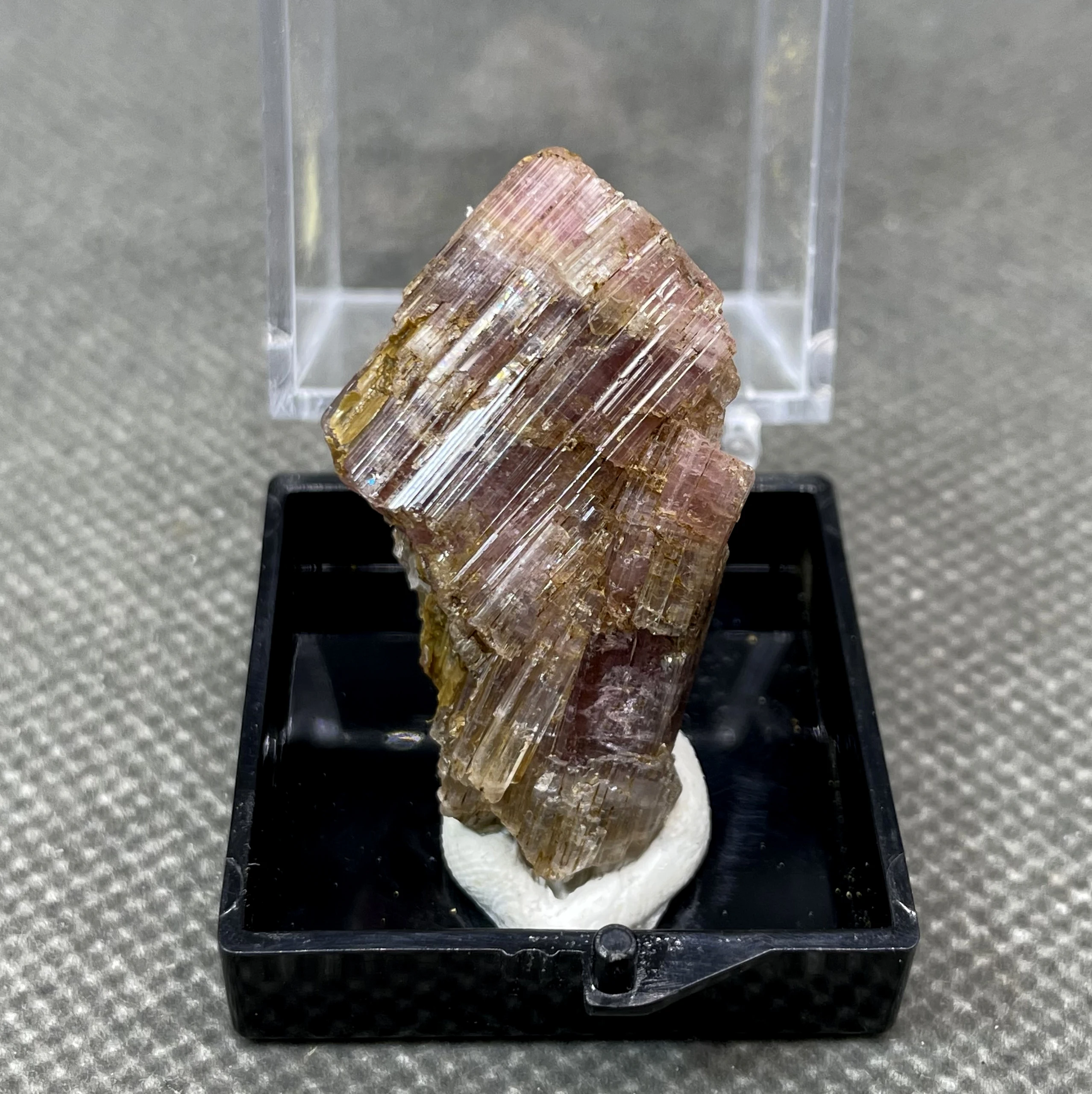 RARE! 100% Natural Viet Nam pink tourmaline mineral crystal specimens ...