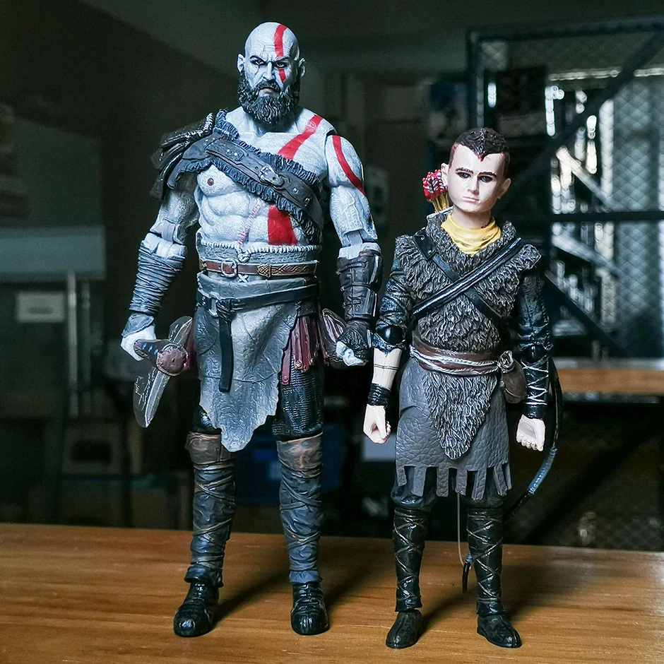 God-of-War-Kratos-Atreus-Action-Figure-PVC-Toy-Model-Doll-Collection ...