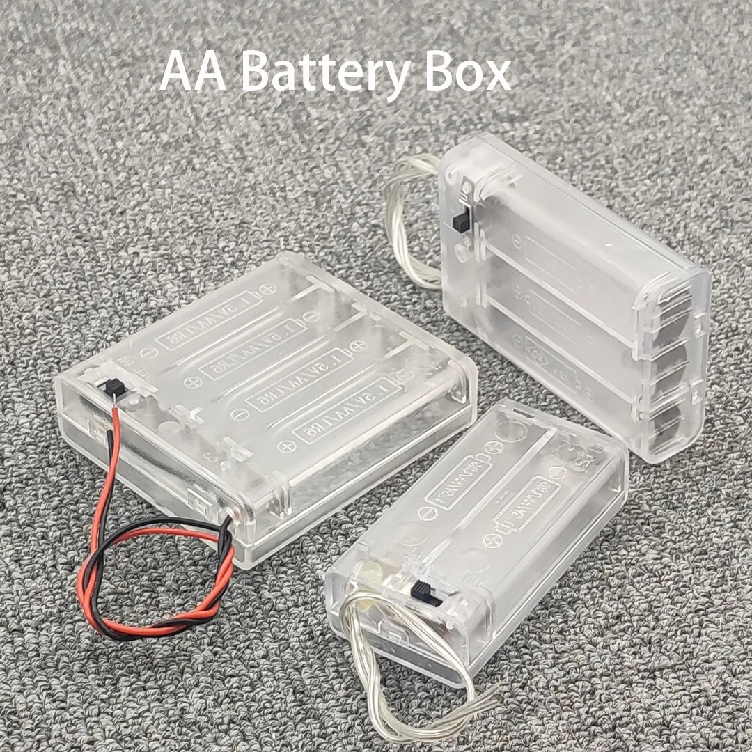 2-3-4-Slot-AA-Battery-Box-AA-Battery-Storage-Case-AA-Battery-Holder-AA ...