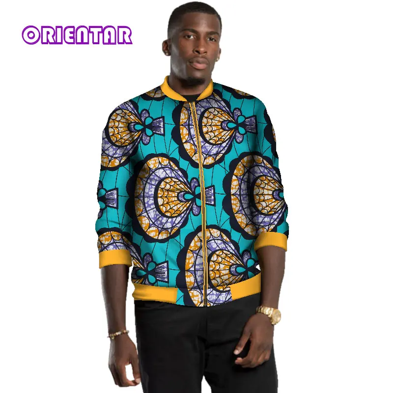 Winter Thick Coat African Clothing For Men Long Sleeve Warm Velvet ...