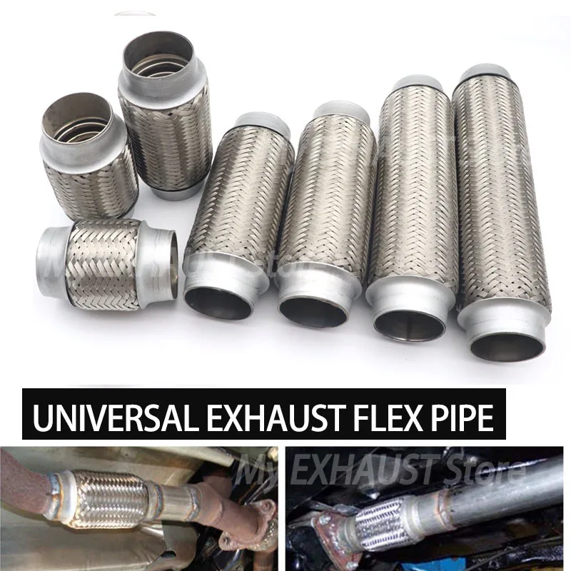 2.0 Inch(51mm) Stainless Steel Exhaust Flex Tube Exhaust Flexible Pipe ...