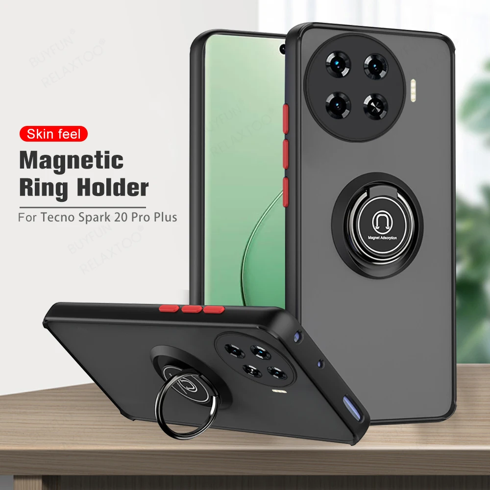 Matte-Clear-Hard-PC-Armor-Case-For-Tecno-Spark-20-Pro-Pro-Plus ...