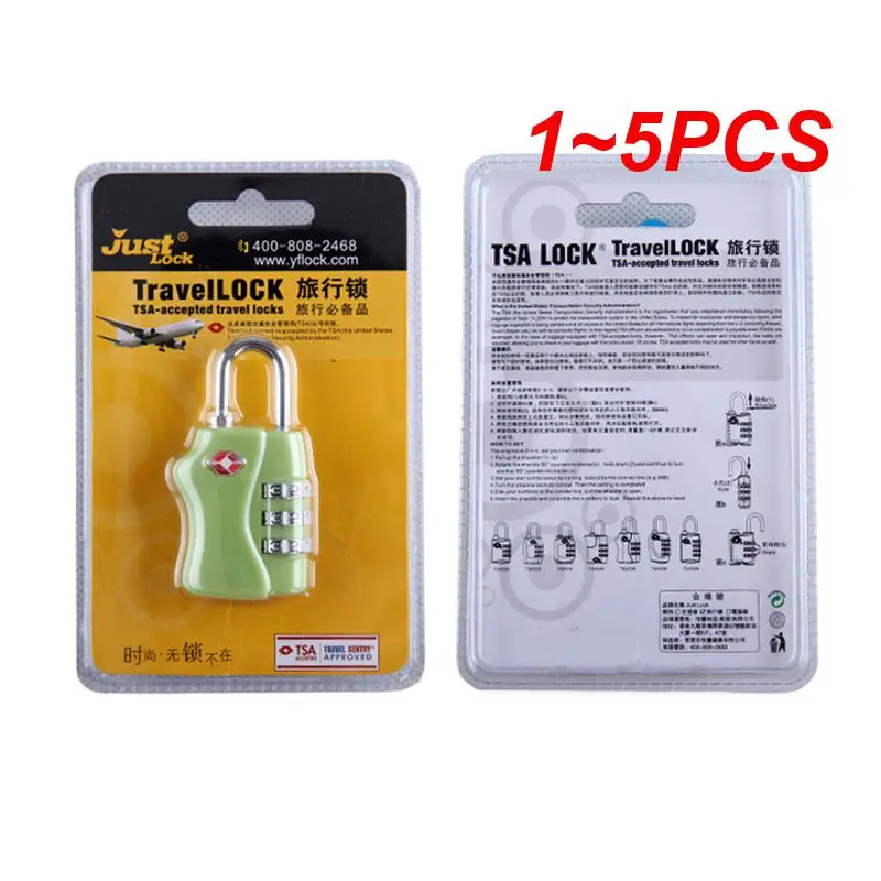 1-5PCS-Hot-TSA-Customs-Code-Lock-4-Dial-Digit-Password-Lock-Combination ...