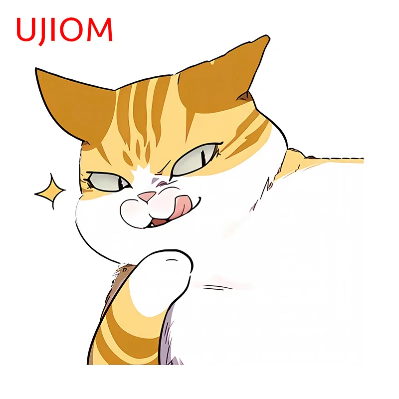 UJIOM-13cm-X-13cm-Amusing-Cat-Wall-Stickers-Cartoon-Living-Room-Cute ...