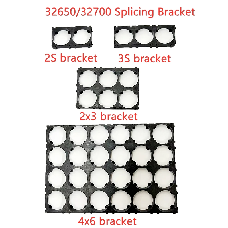 Holder Lithium Batteries 32650 | Lithium Battery Fixing Bracket - 32650 ...