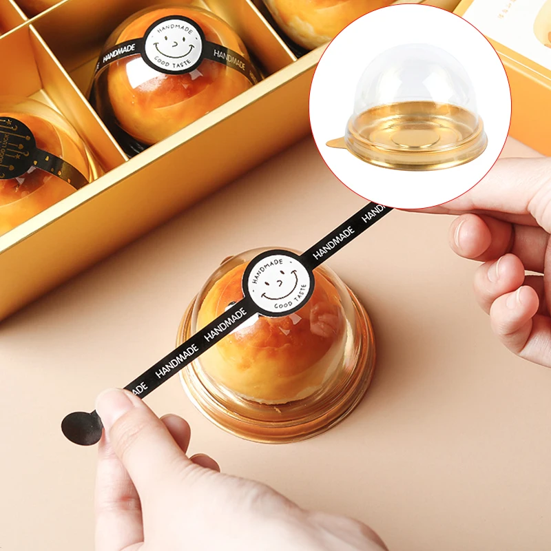 50Pcs-Mini-Dessert-Cake-Box-Container-Transparent-Cupcake-Pastry-Baking ...