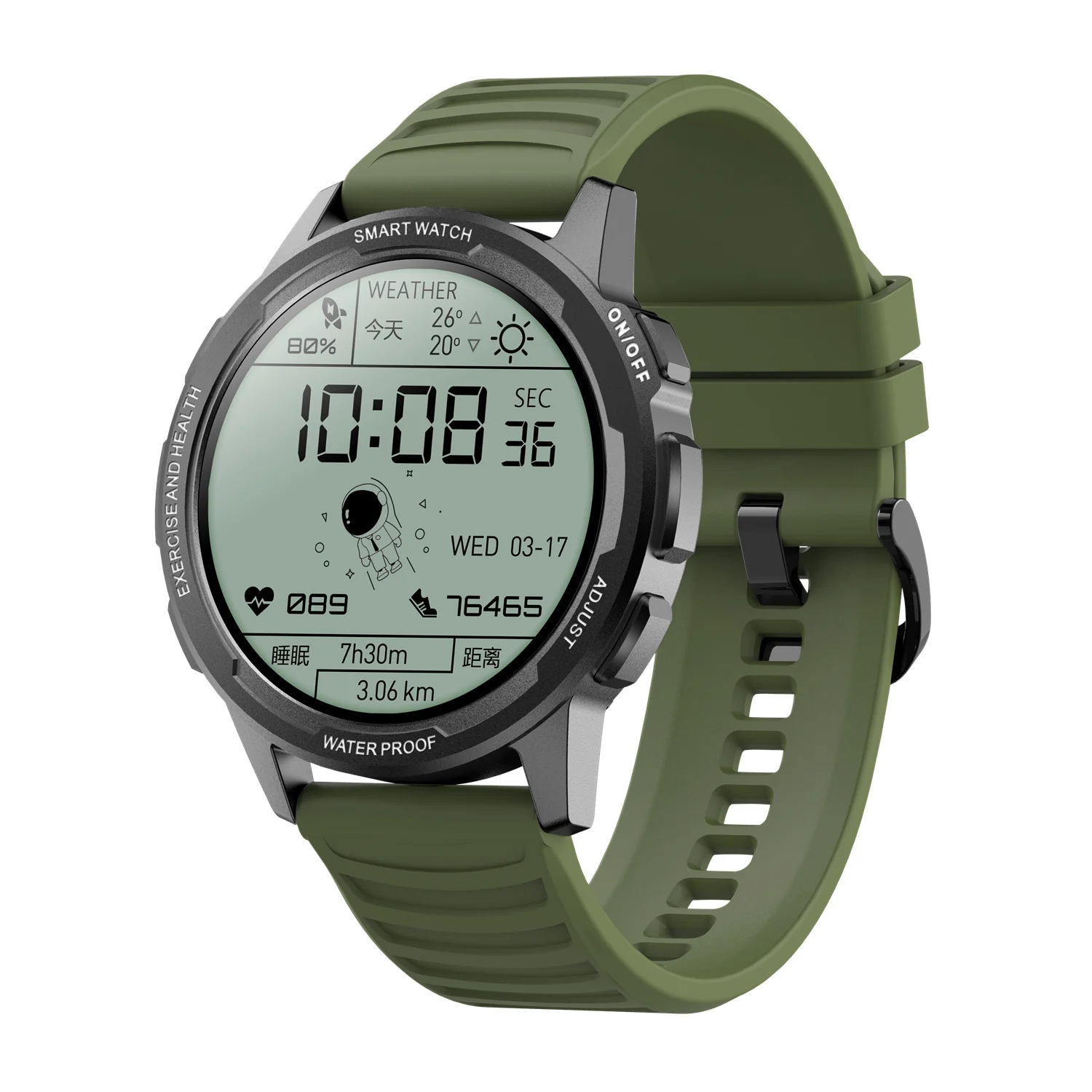 360x360 Pixel HD Screen Smart Watch Men Smartwatch Women Heart Rate ...