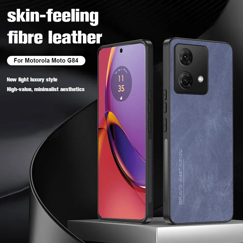 Couro-Pele-Sinta-Fiber-Case-para-Motorola-Moto-Back-Shell-Prote-o-da-C ...