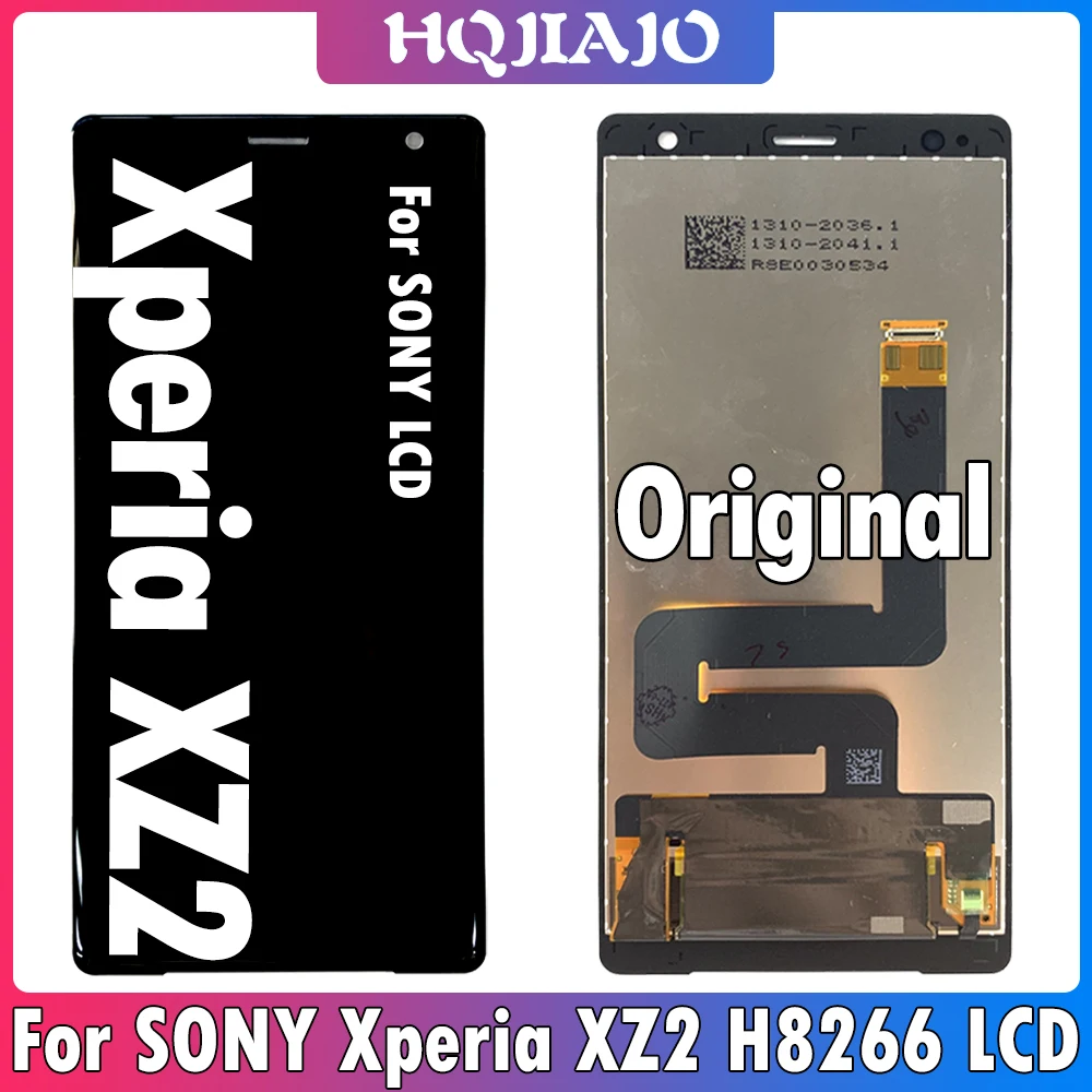 5.7" Original For Sony Xperia XZ2 LCD Display Touch Screen Digitizer For Sony XZ2 LCD Screen ...