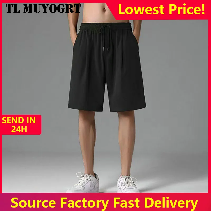 Summer Men Short Mesh Gym Bodybuilding Casual Loose Shorts Outdoors ...