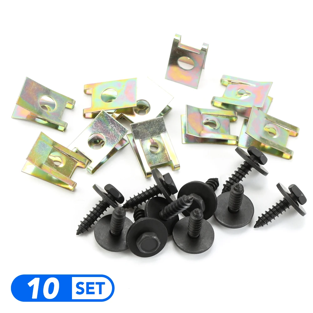 Car U Nut Hex Screw Auto Fastener Clips For Mercedes Benz W124 Amg W220 ...