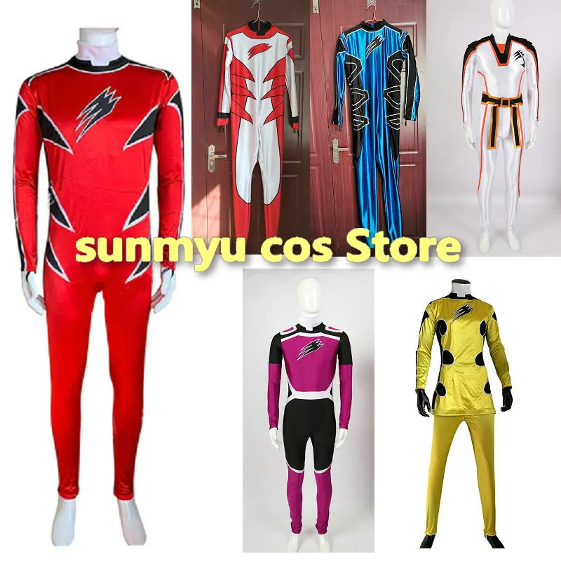 Juken sentai gekiranger cosplay vermelho juken fúria lírio amarelo roxo ...