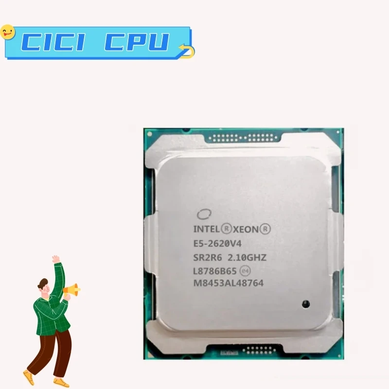 XEON-E5-2620-Processador-CPU-V4-8-Core-2-10GHz-20MB-Cache-L3-85W-SR2R6 ...