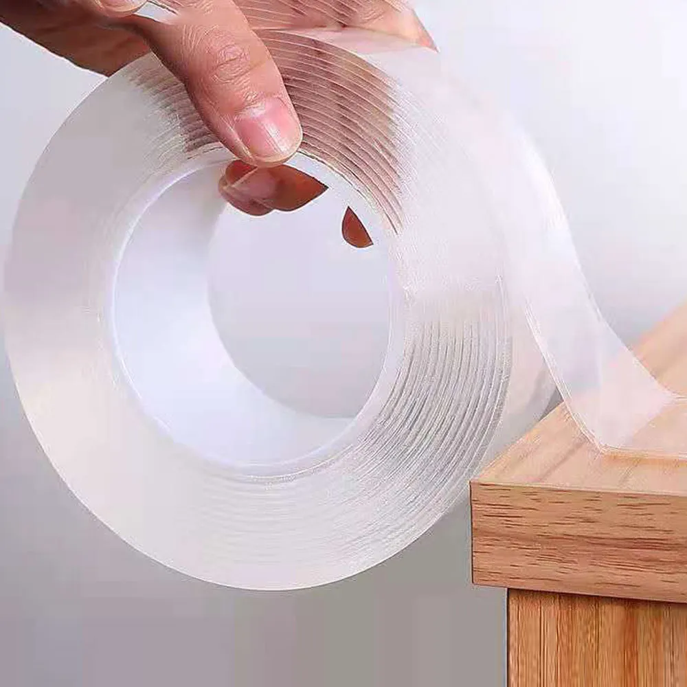 New Nano Tape Tracsless Double Sided Tape Transparent Reusable ...