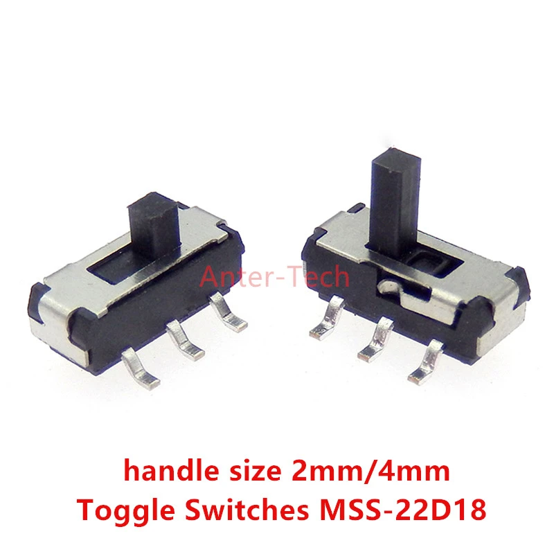 Slide Toggle Switch Smd | Slide Switch Mss22d18 | Smd Slide Switch 2p2t ...