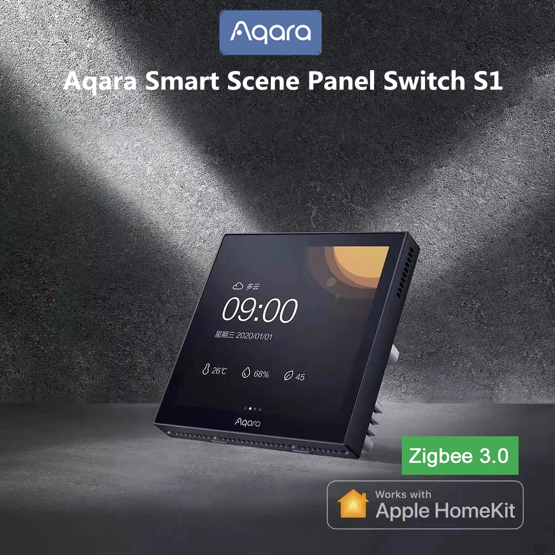 2022-new-Aqara-Smart-Scene-Panel-Switch-S1-Zigbee-3-0-IPS-Color-Touch ...