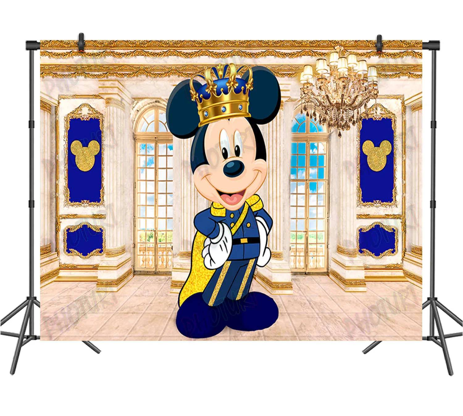 Disney-corona-real-Mickey-Mouse-fondo-de-decoraci-n-de-cumplea-os-para ...