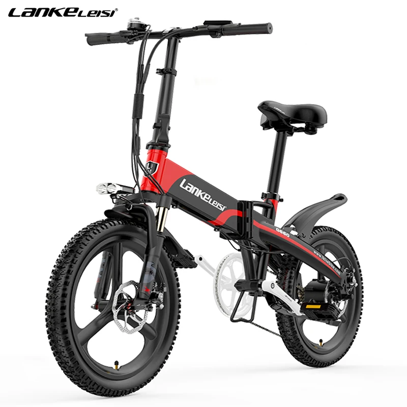 New-Ebike-LANKELEISI-G660-20-Inch-Mini-Folding-Electric-Bike-Aluminum ...
