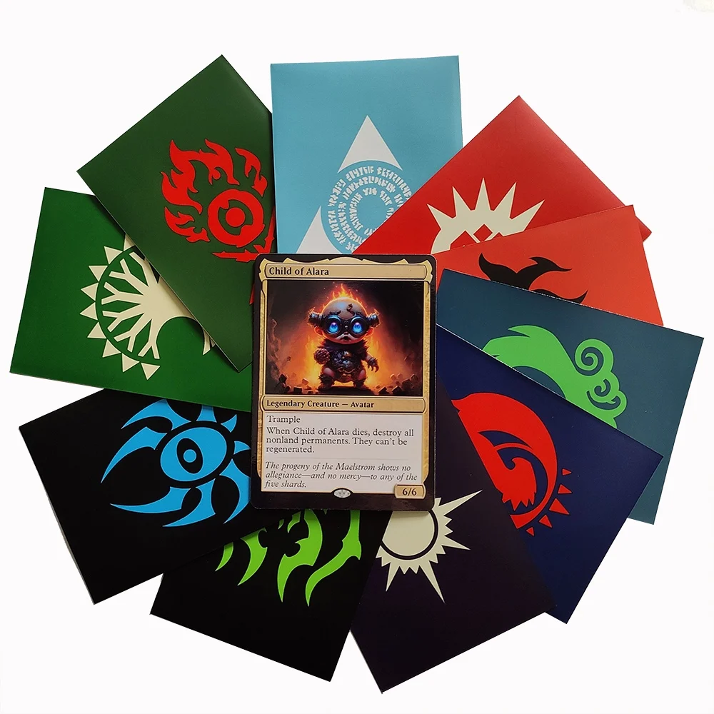 60Pcs-Set-66-91mm-Anime-Game-MagicThe-Gathering-MTG-PTCG-Ravnica-Ten ...