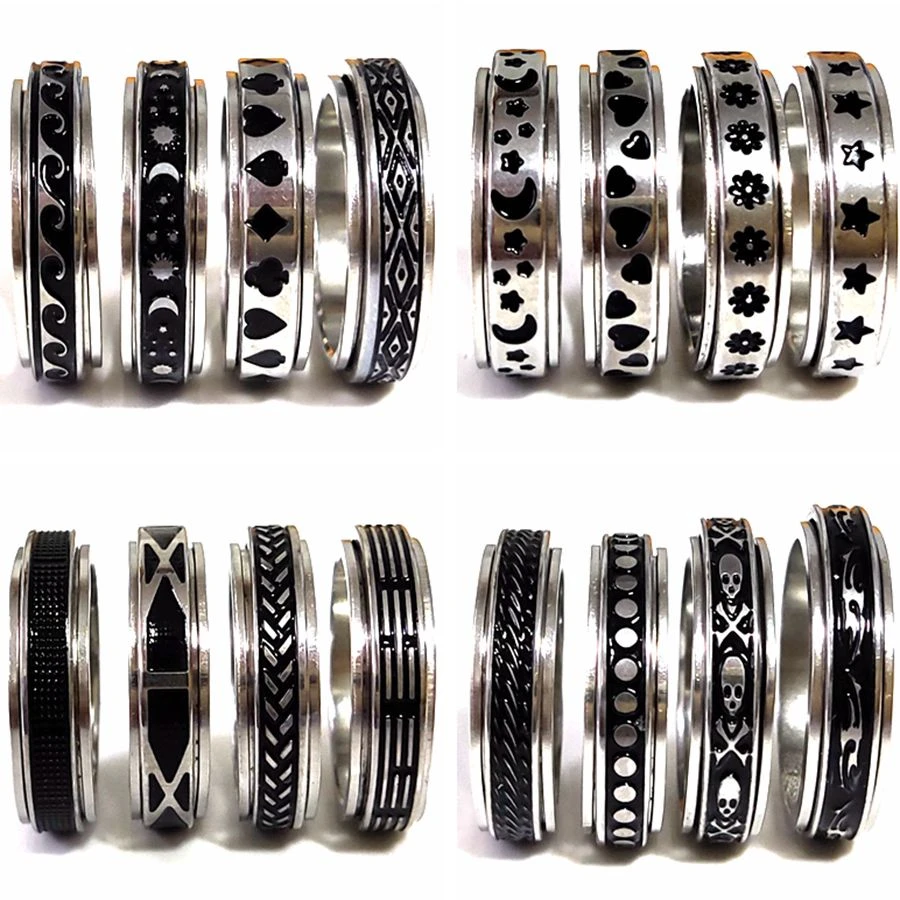 Stainless Steel Rotating Spinner | Stainless Steel Rings | Rotating ...