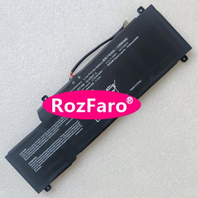 NL40BAT-4 For Clevo NKNL40LU1 Battery For Machcreator-A NL40PU2 NL40GU ...