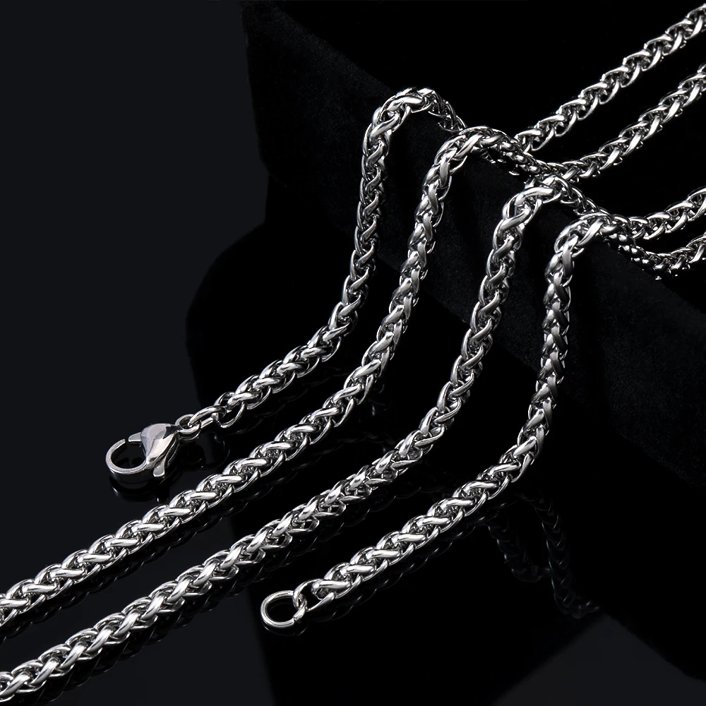 No-Fade-5pcs-10pcs-Stainless-Steel-Twisted-Chain-with-Lobster-Clasp ...