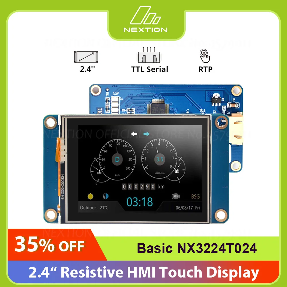 NEXTION-NX3224T024-2-4-HMI-Touch-Display-Screen-TFT-Resistive-LCD-Basic ...