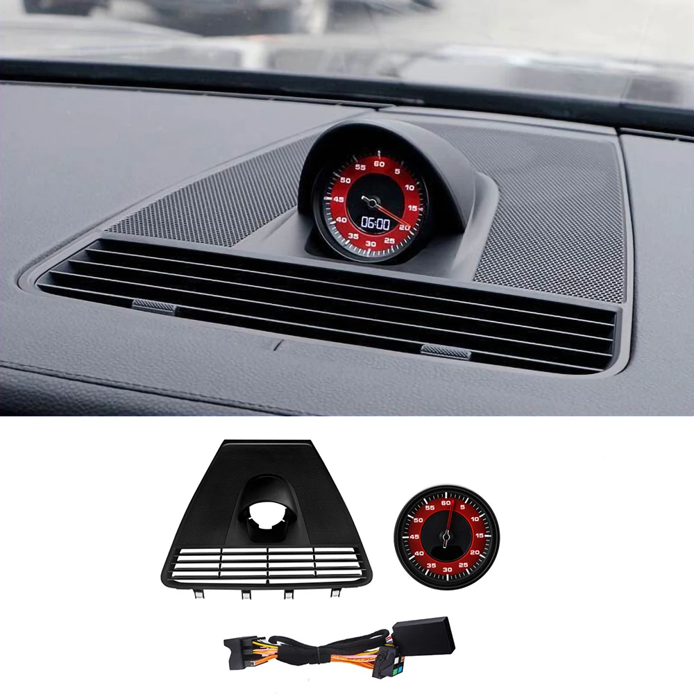 포르쉐 파나메라 970 971 카이엔 92A 9Y0 718 케이맨 718 박스터 모델용 콘솔 자동차 스톱워치 액세서리