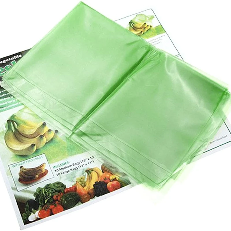 Green Bags for Fruits and Veggies Reusable Vegetable Bags for ...