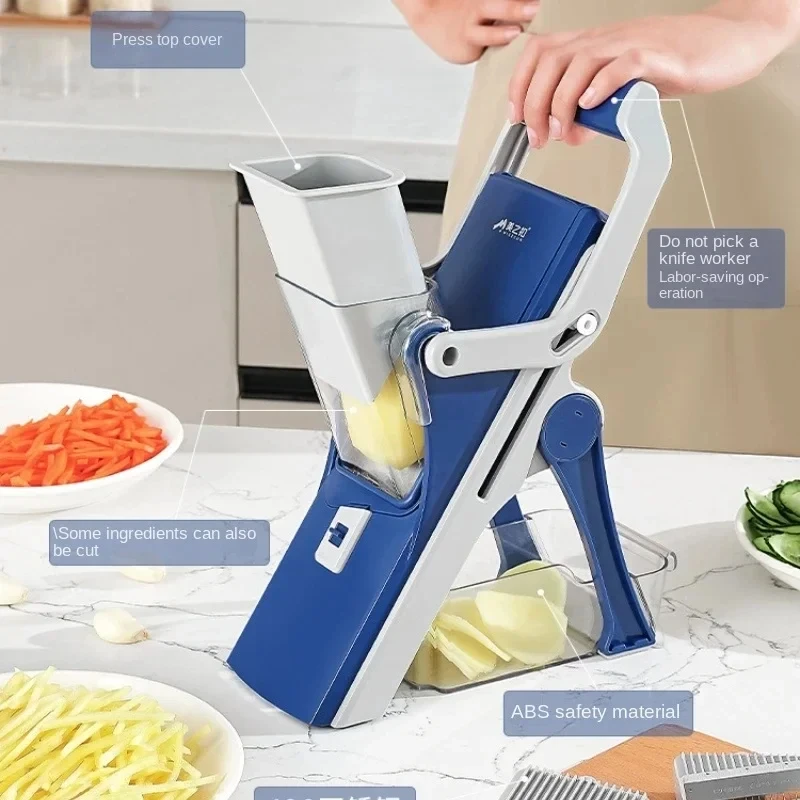Multi-Vegetable-Chopper-Kitchen-Manual-Vegetable-Slicer-Chopper-Graters ...