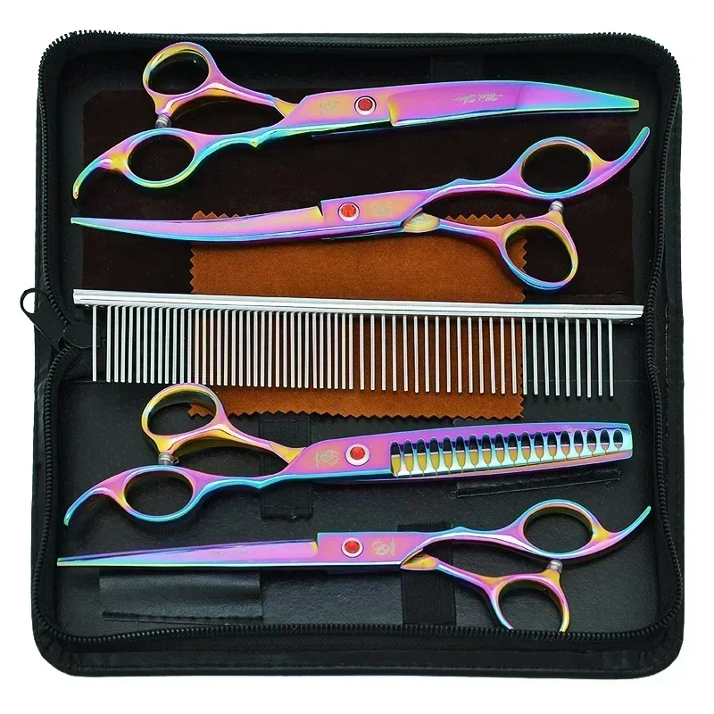 7-inch-Japan-Steel-Pet-Grooming-Scissors-Dog-Cutting-Shears-Barber ...