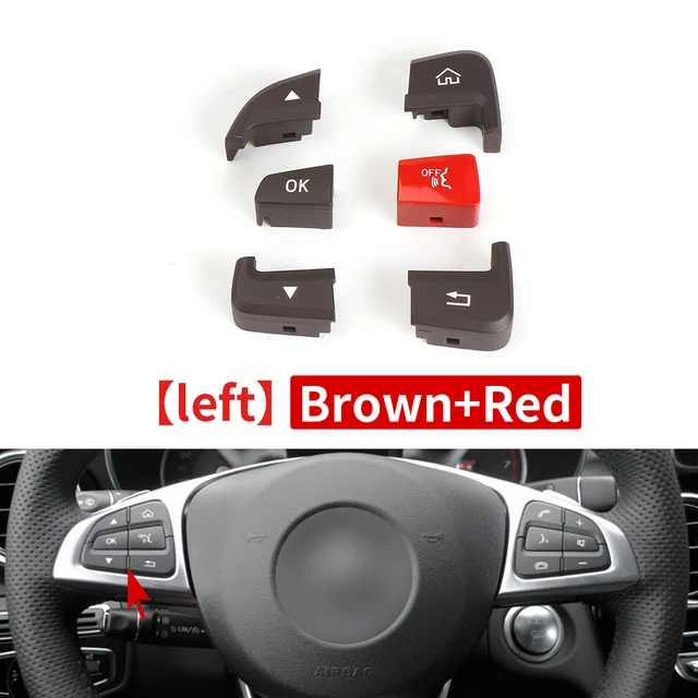 For Mercedes W205 W253 Car Steering Wheel Switch Control Buttons For ...