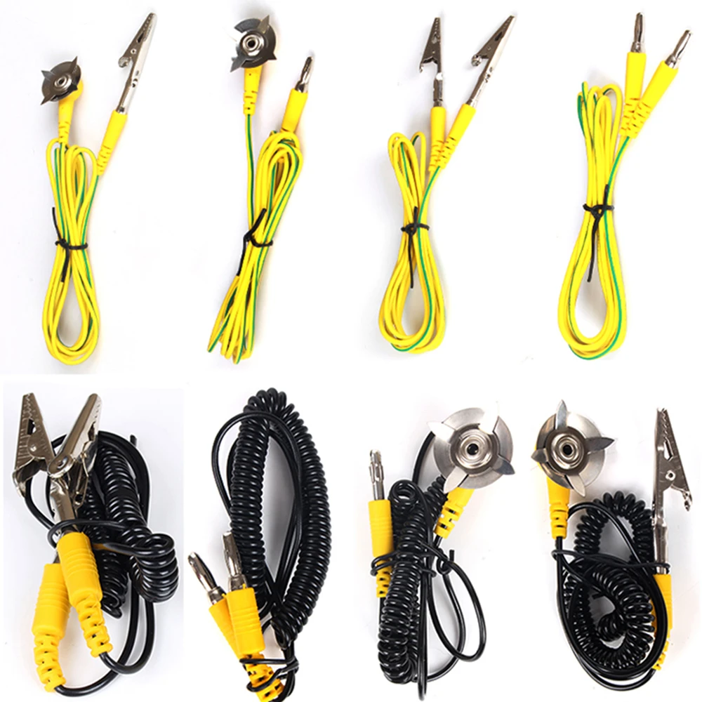 1pcs Anti-static Ground Wire Electrostatic Grounding Buckle Antistatic ...