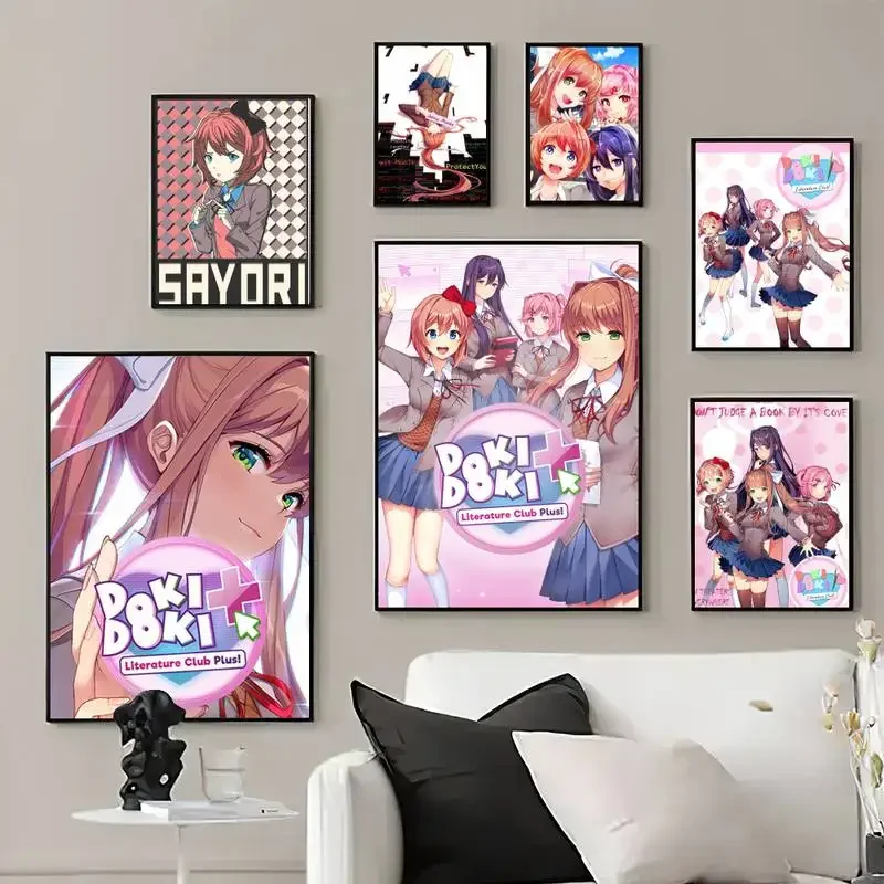 Doki-d-doki-l-literatuare-Club-POSTER-Prints-Wall-Pictures-para-sala-de ...