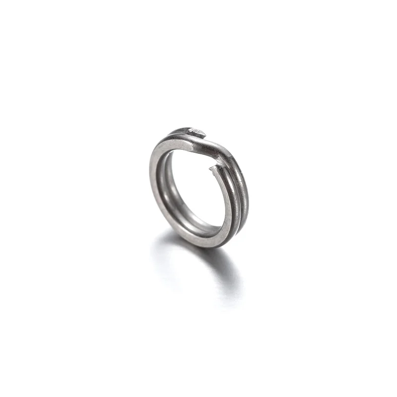 100Pcs-Stainless-Steel-Connector-Fishing-Double-Oval-Split-Ring-Solid ...