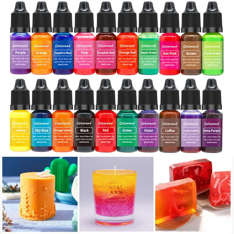 10ml-Candle-Wax-Pigment-Liquid-Colorant-For-DIY-Candle-Soap-Resin ...